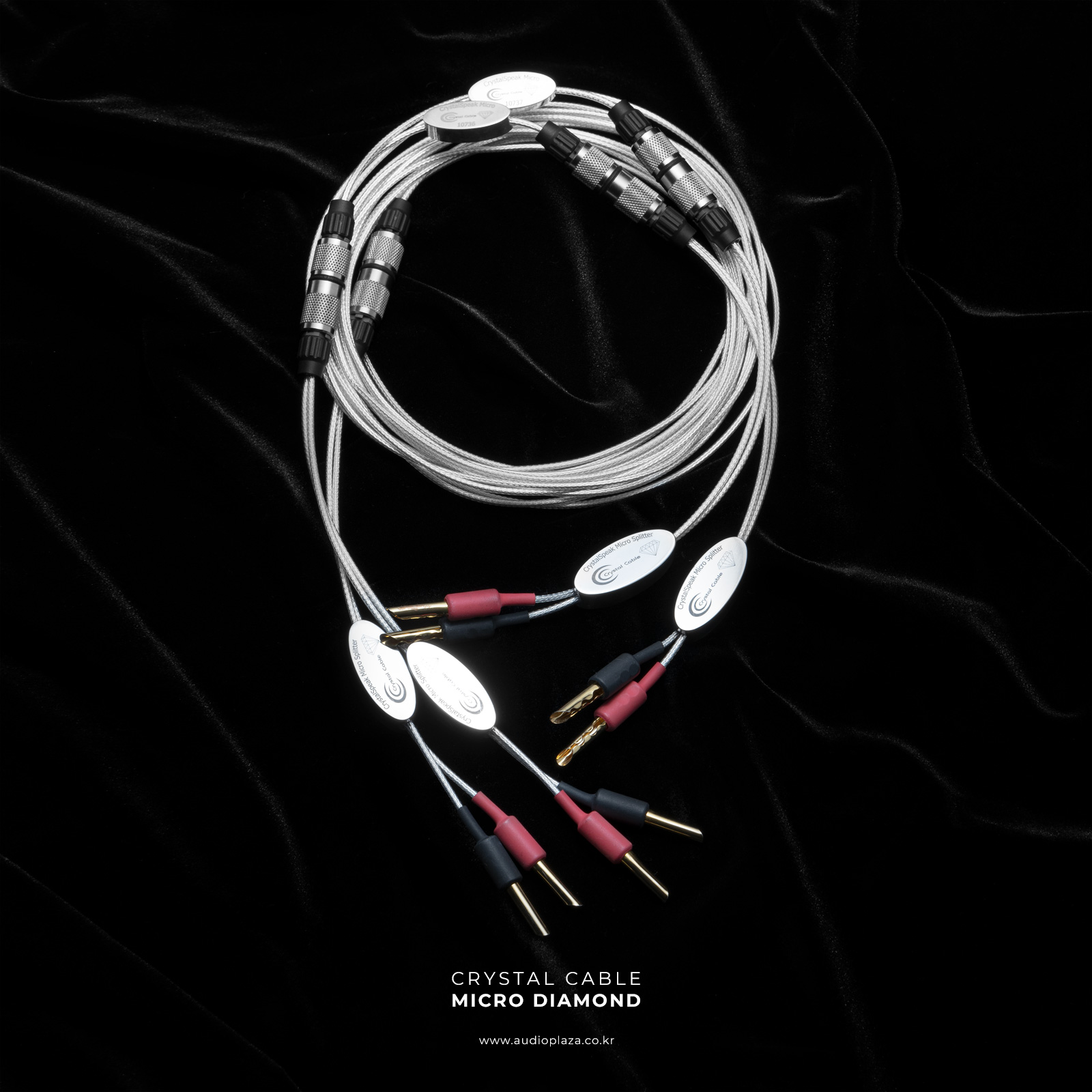 크리스탈 케이블 MICRO DIAMOND - 밸런스드 지오메트리의 실버-골드 소재가 들려주는 광대역 하이스피드의 아날로그 사운드 ...